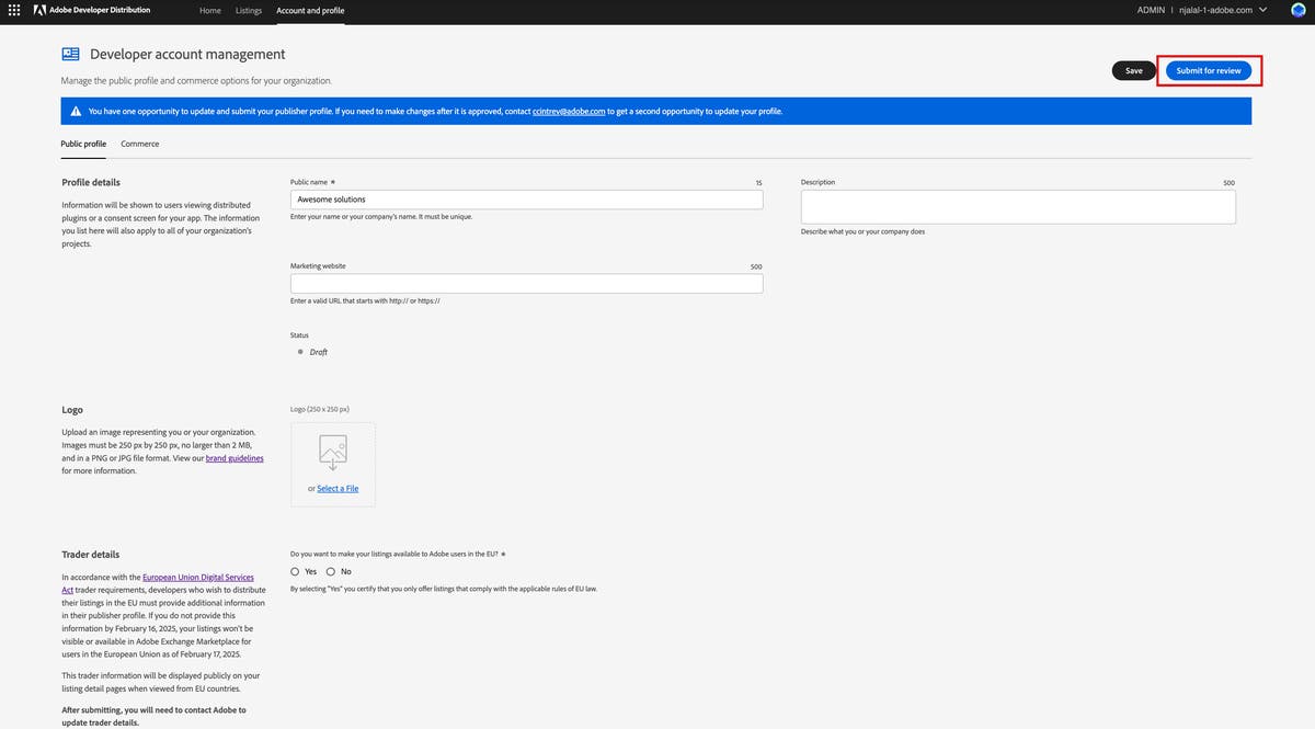 Submission and Review - Overview