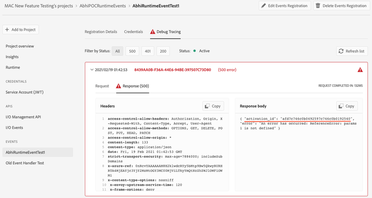 Runtime Actions as Webhook Introduction